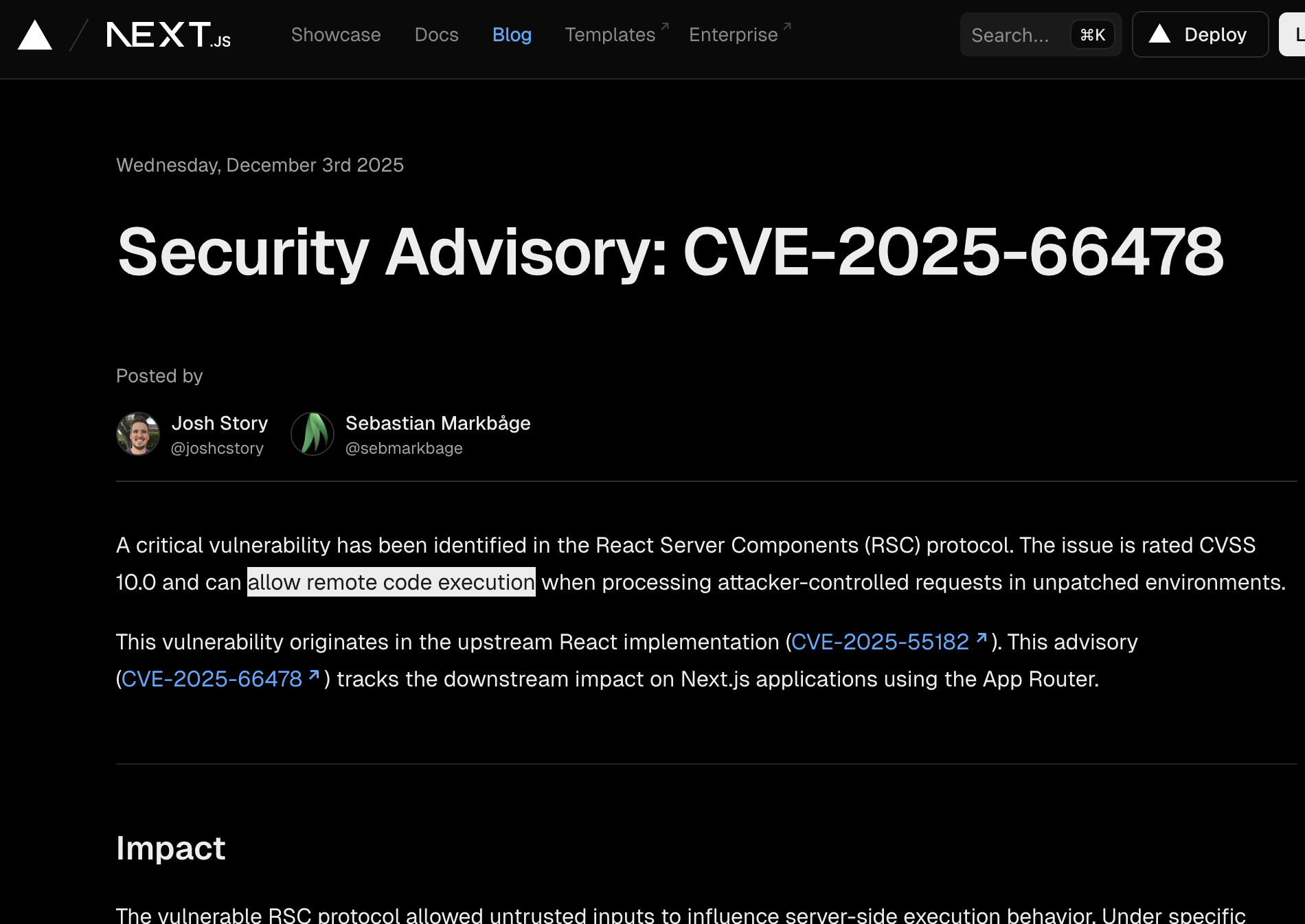 /g/ - RIP React Server Components - Technology - 4chan