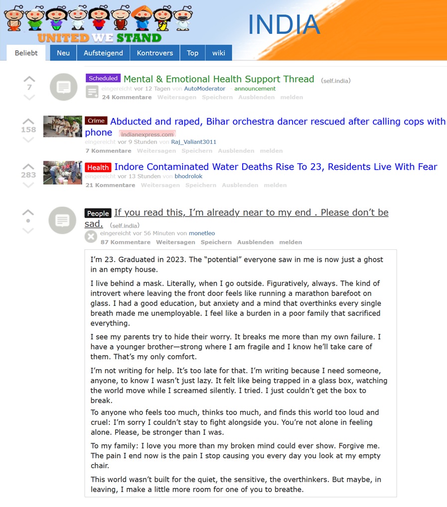 /int/ - Damn, India reddit is kinda sad... and one guy jus ...