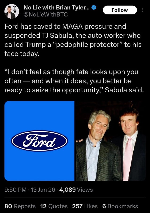 /o/ - Ford employee suspended - Auto - 4chan