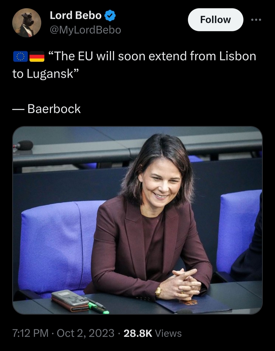 /pol/ - what did EU foreign minister mean by this - Politically ...