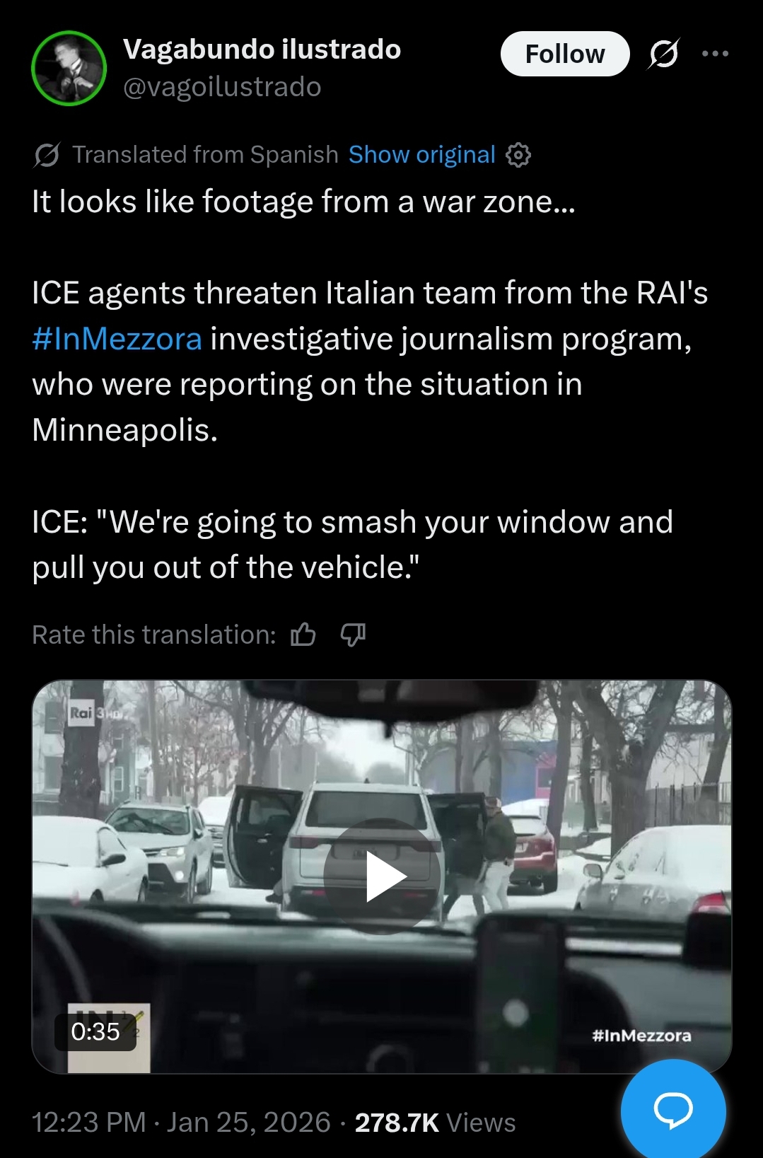 /pol/ - Ice threatens Italian press - Politically Incorrect - 4chan