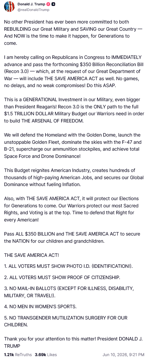 /pol/ - /ptg/ - PRESIDENT TRUMP GENERAL - PASS THE BILL EDITION ...