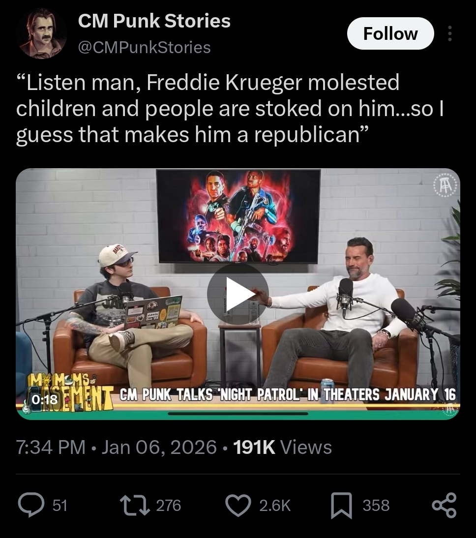 /pw/ - CM Punk goes political calling everyone who is con ...