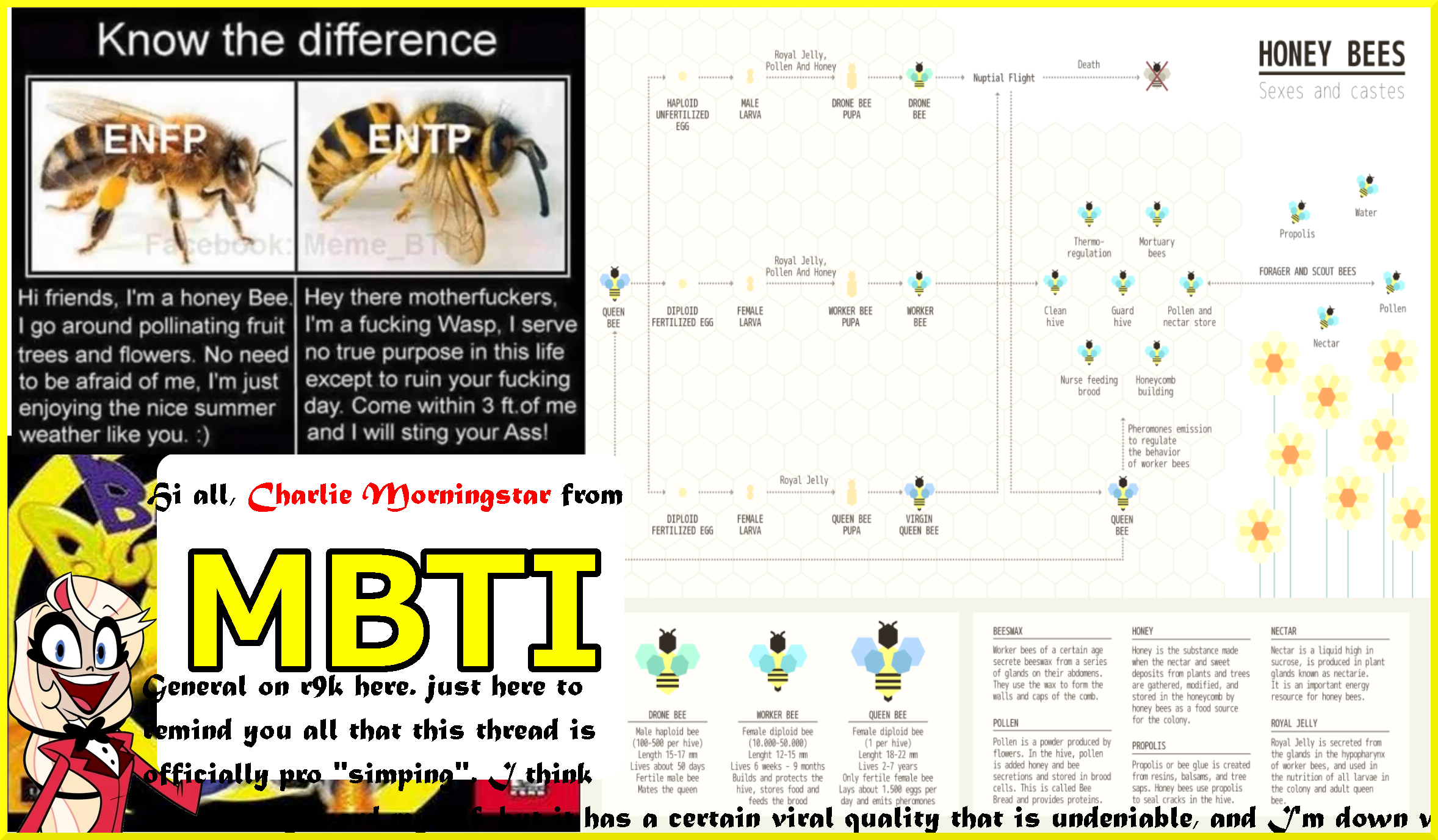 /r9k/ - /mbti/ - Busy Bees Edition - ROBOT9001 - 4chan