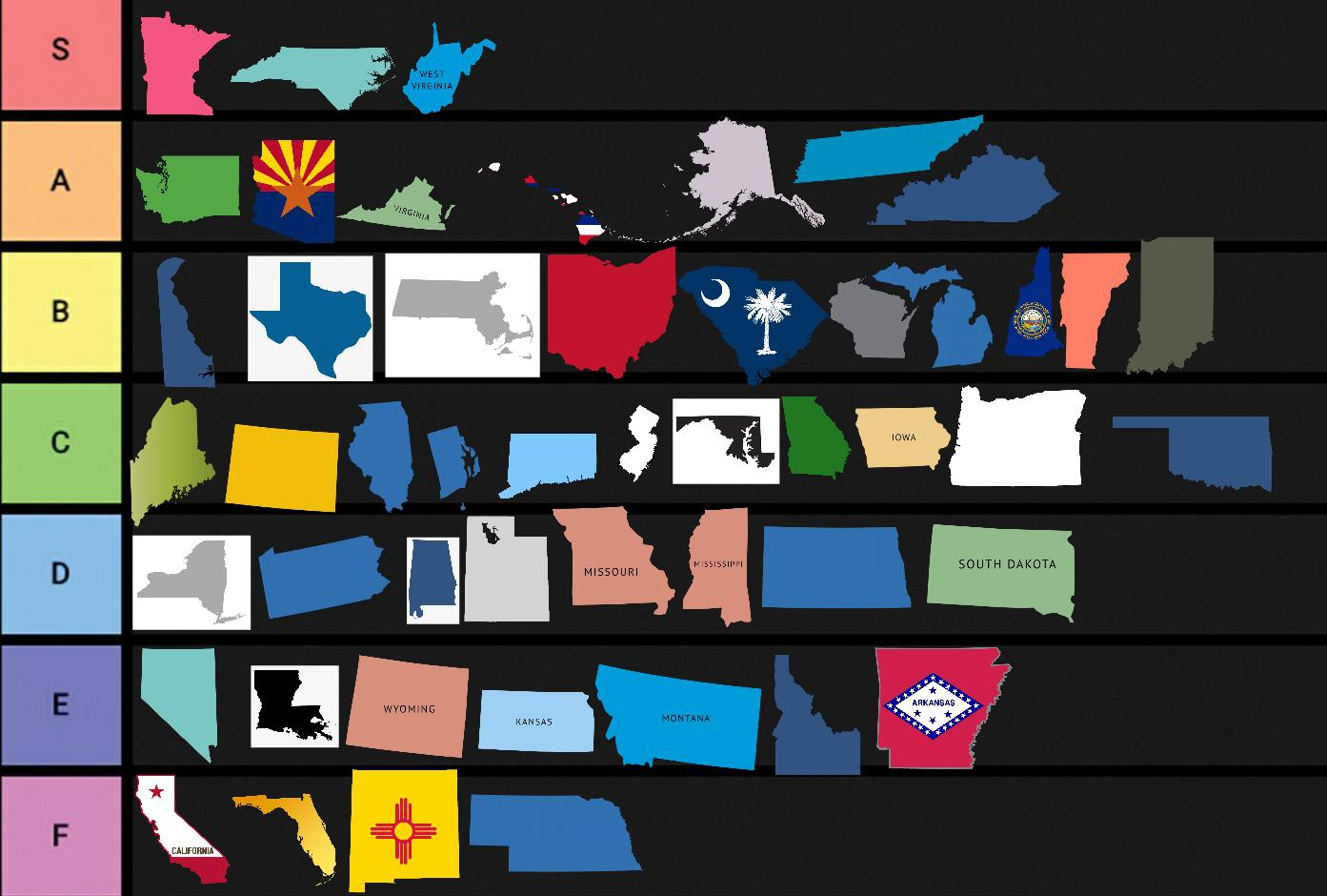 /trv/ - What are the best and worst American states? - Travel - 4chan