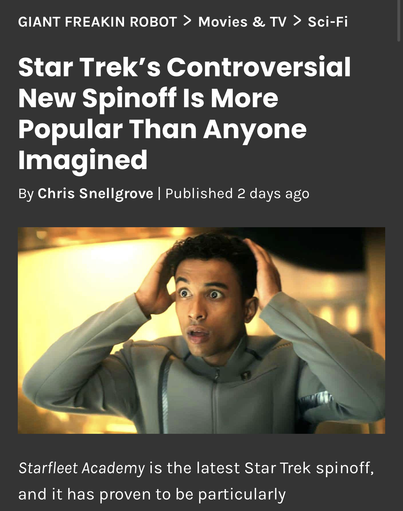 /tv/ - Grifters lost Chuds lost Normalcy won - Television & Film - 4chan