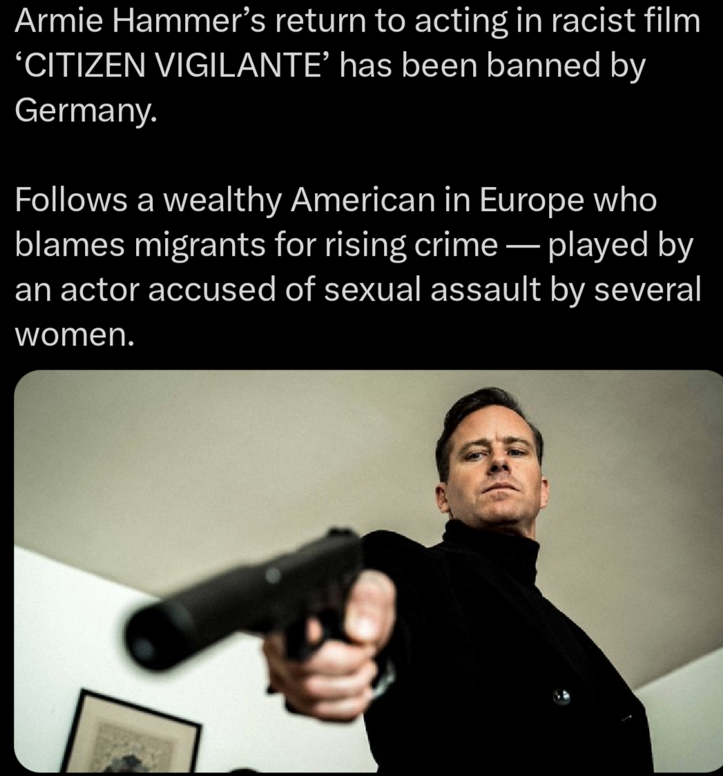 /tv/ - Jewish actor Armie Hammer plays an American white supremacist in ...
