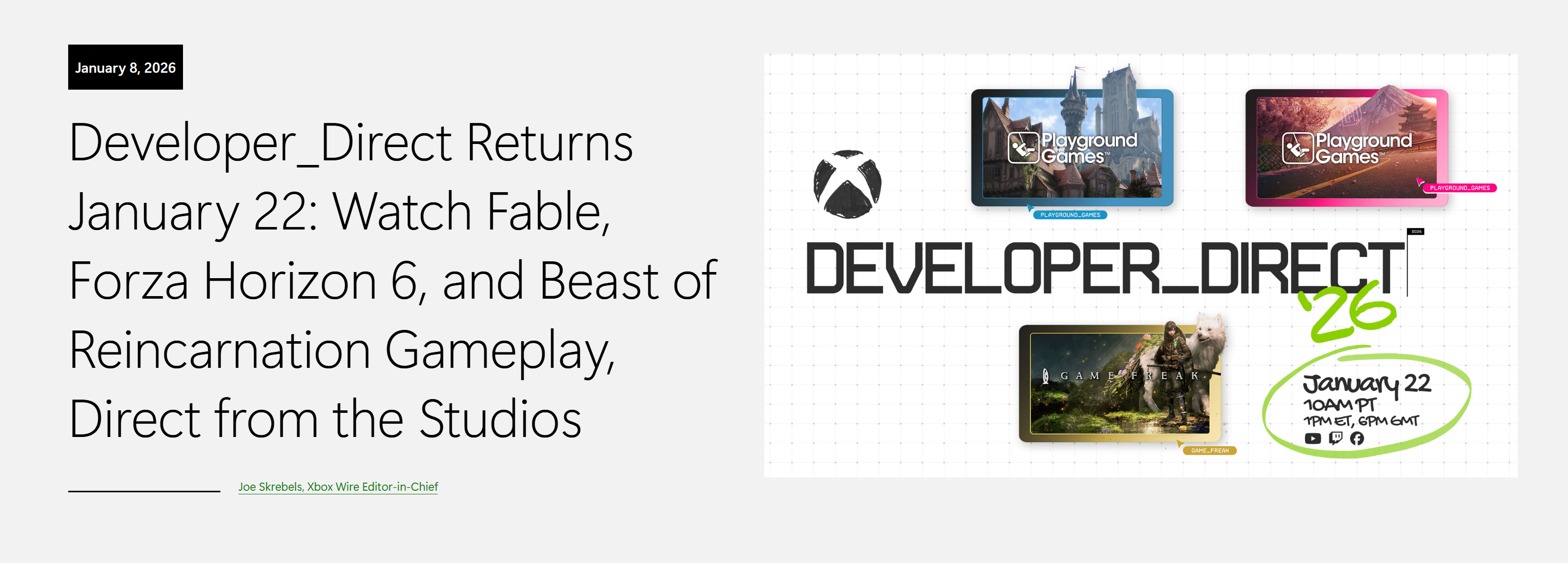 /v/ - Xbox Developer Showcase featuring the Game Freak g - Video Games ...