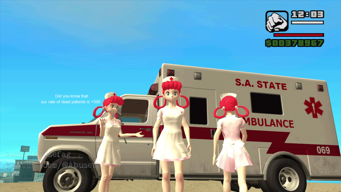/vp/ - Guys I have made a Nurse Joy skin for gta san andr - Pokémon - 4chan