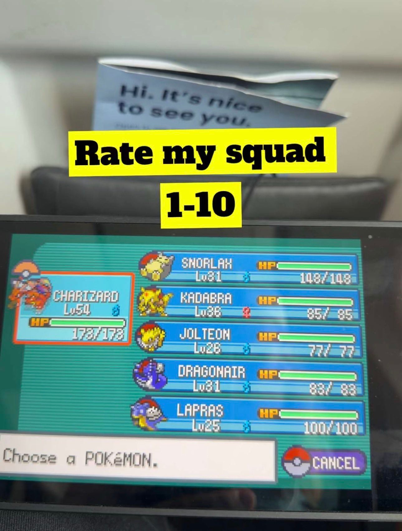 /vp/ - This is the current FireRed Pokemon team of world - Pokémon - 4chan